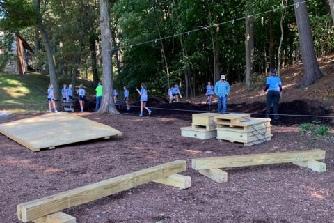 Low-Ropes Challenge Course at Pollard | Needham Education Foundation